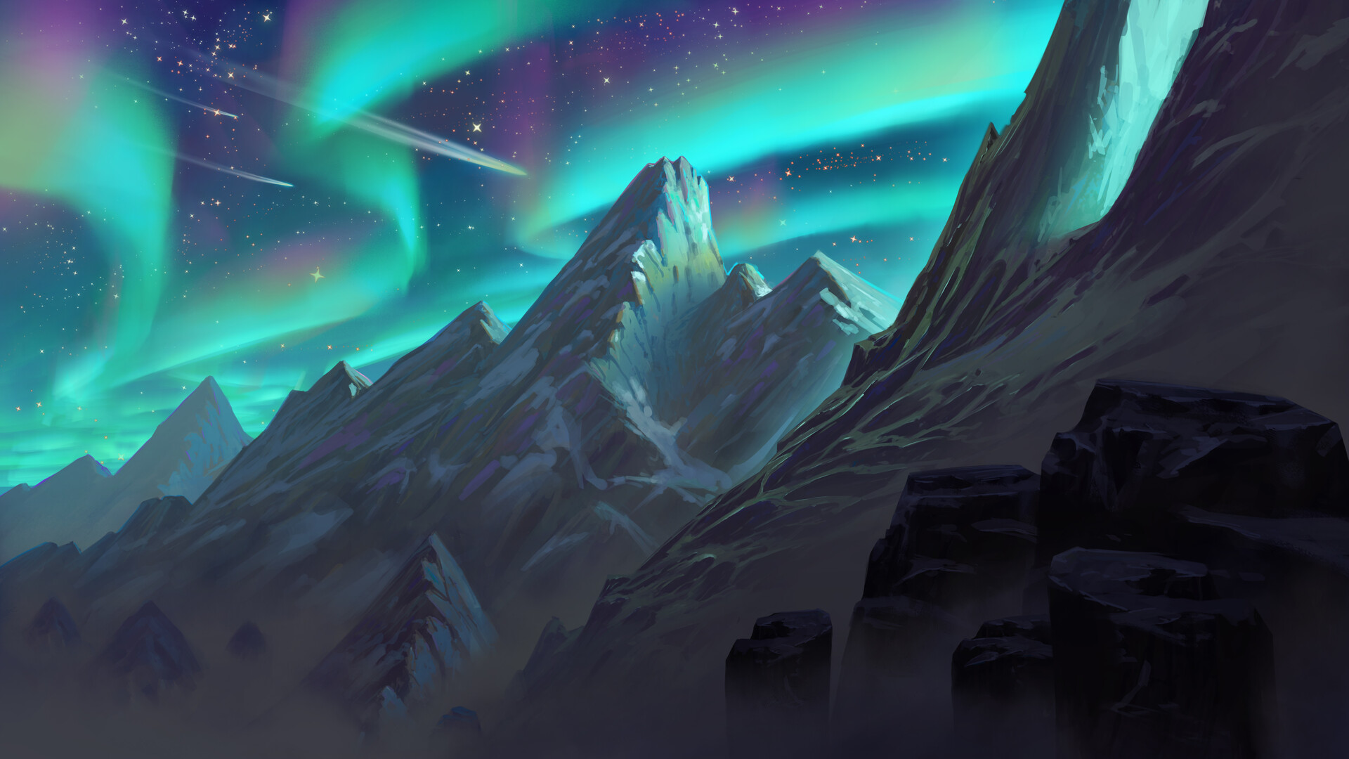 ArtStation - Matte Painting Sequence for Valorant "Your Stories"