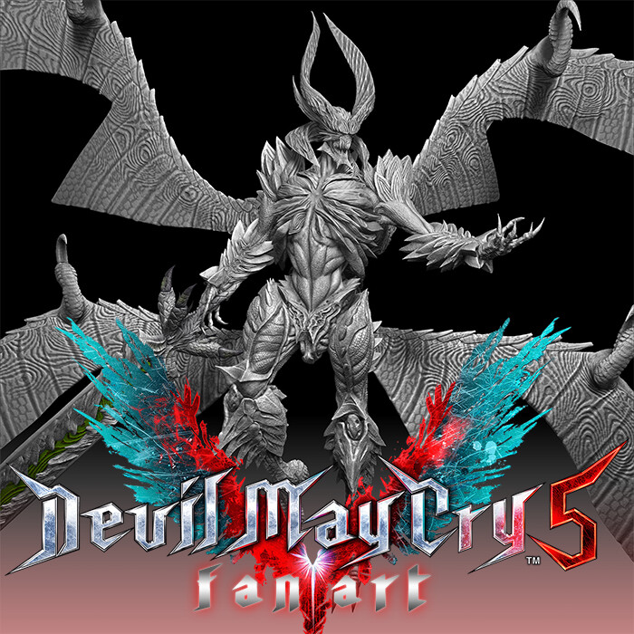 ArtStation - Dante Sin Devil Trigger from Devil May Cry 5