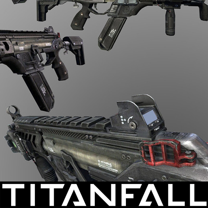 ArtStation - Titanfall 1: R97 Submachine Gun