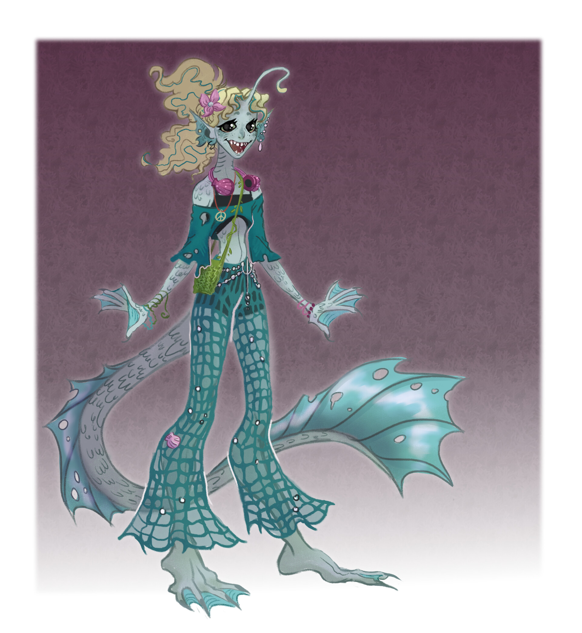 ArtStation - Редизайн персонажа: Лагуна Блю /Character redesign ...