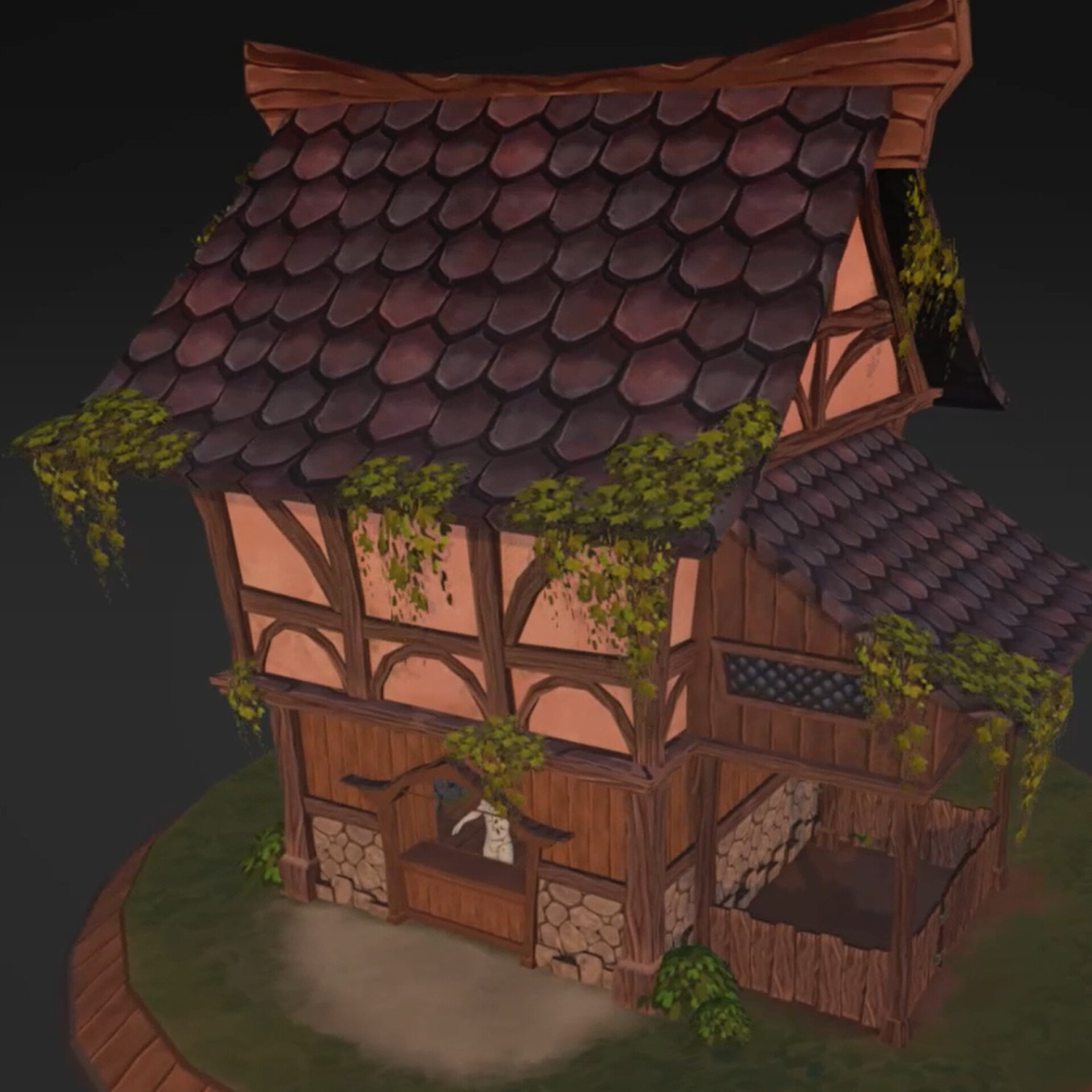 ArtStation - [3D] Handpainted Diorama