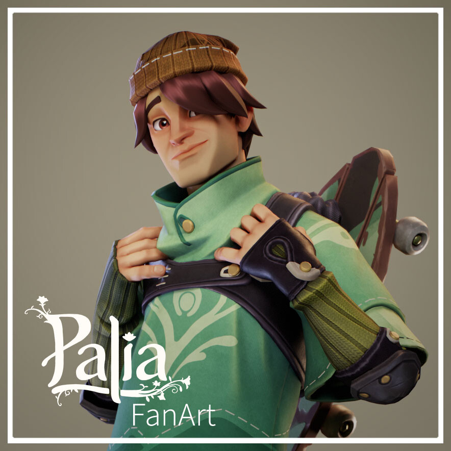 ArtStation - Palia FanArt | Skateboarder