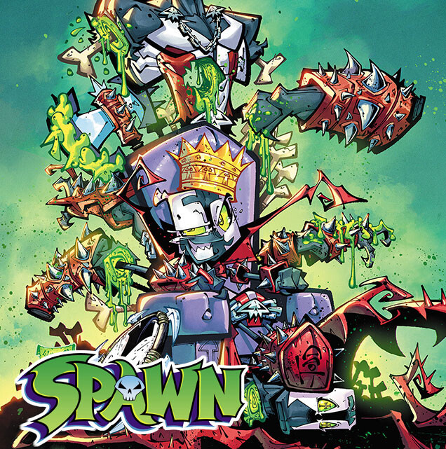 ArtStation - Spawn Kills Every Spawn Issue 05 Cover Art