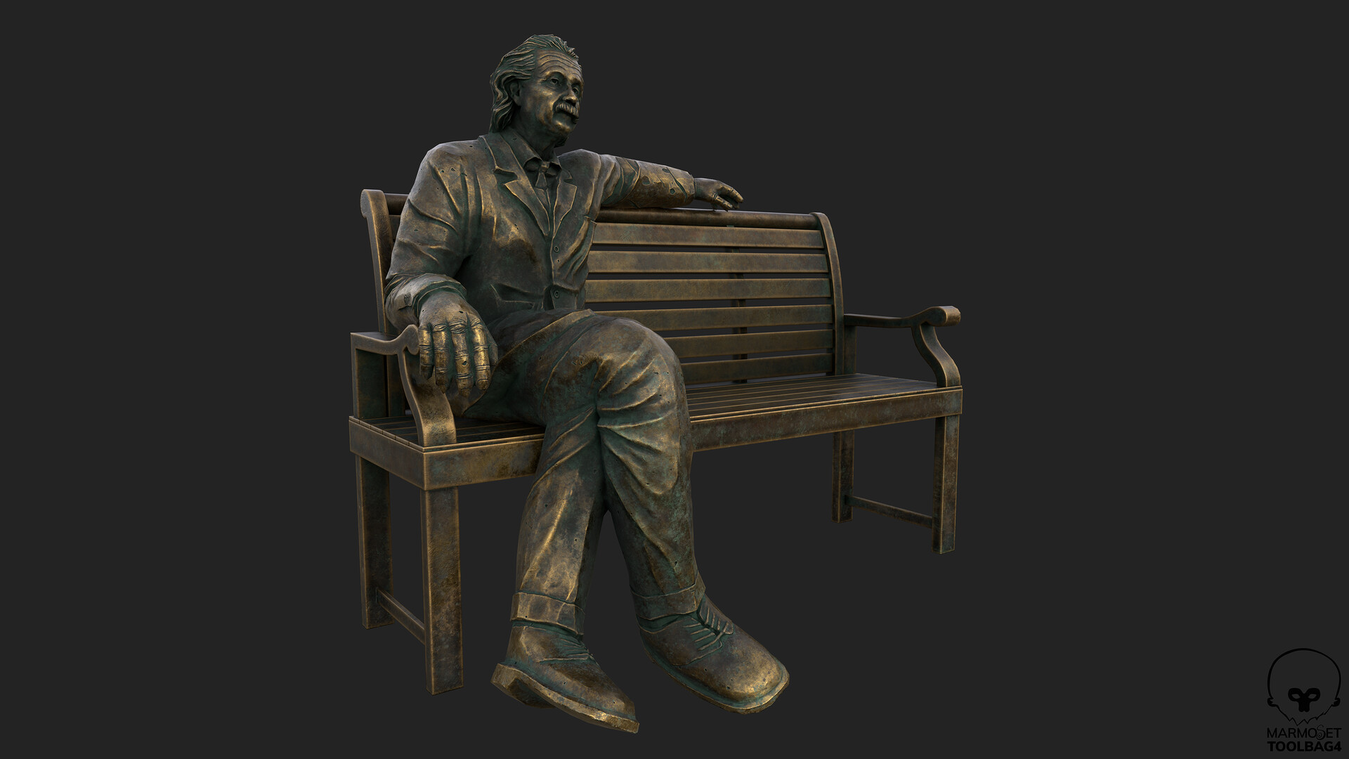 ArtStation - Albert Einstein statue