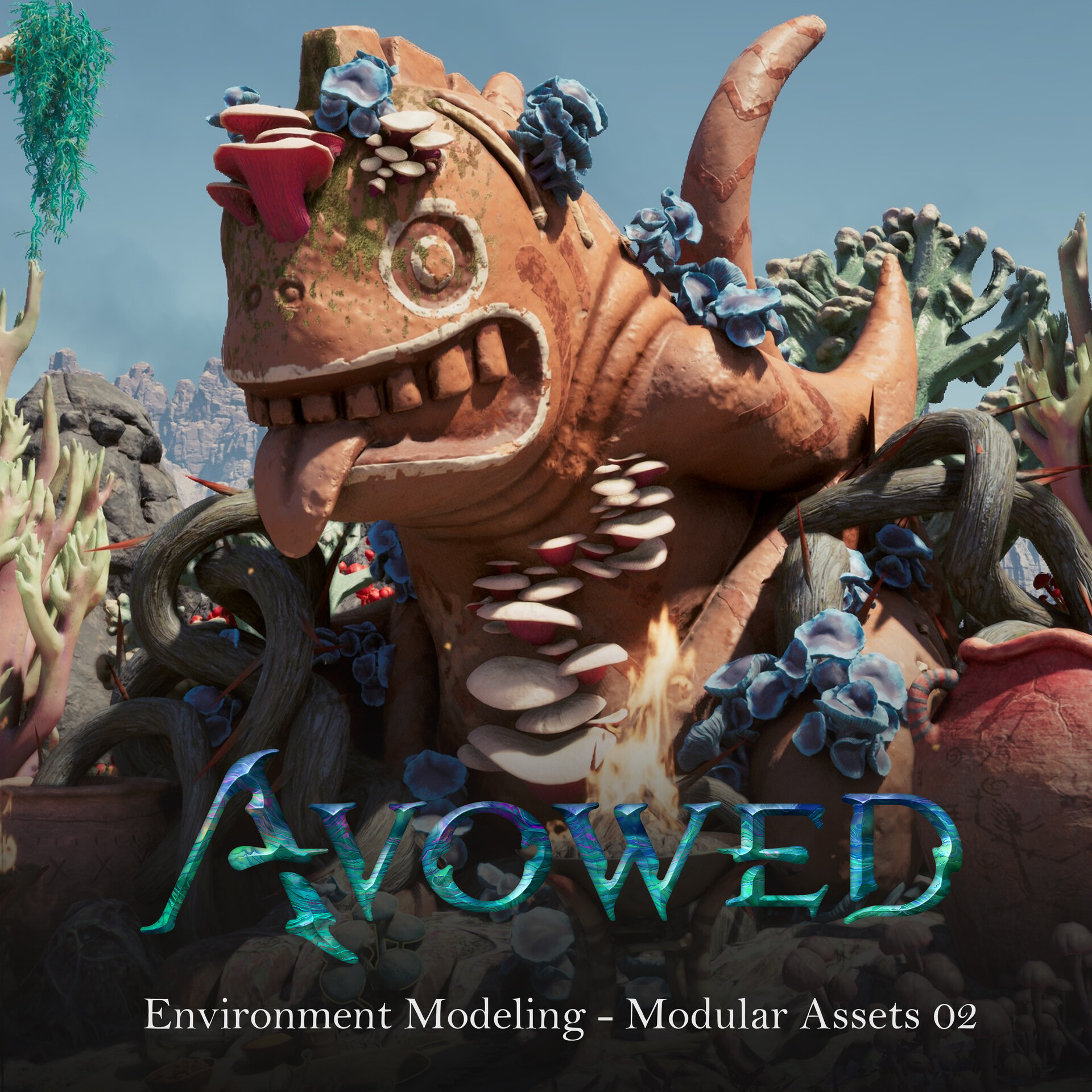 ArtStation - Avowed Environment Modeling - Modular Assets 02