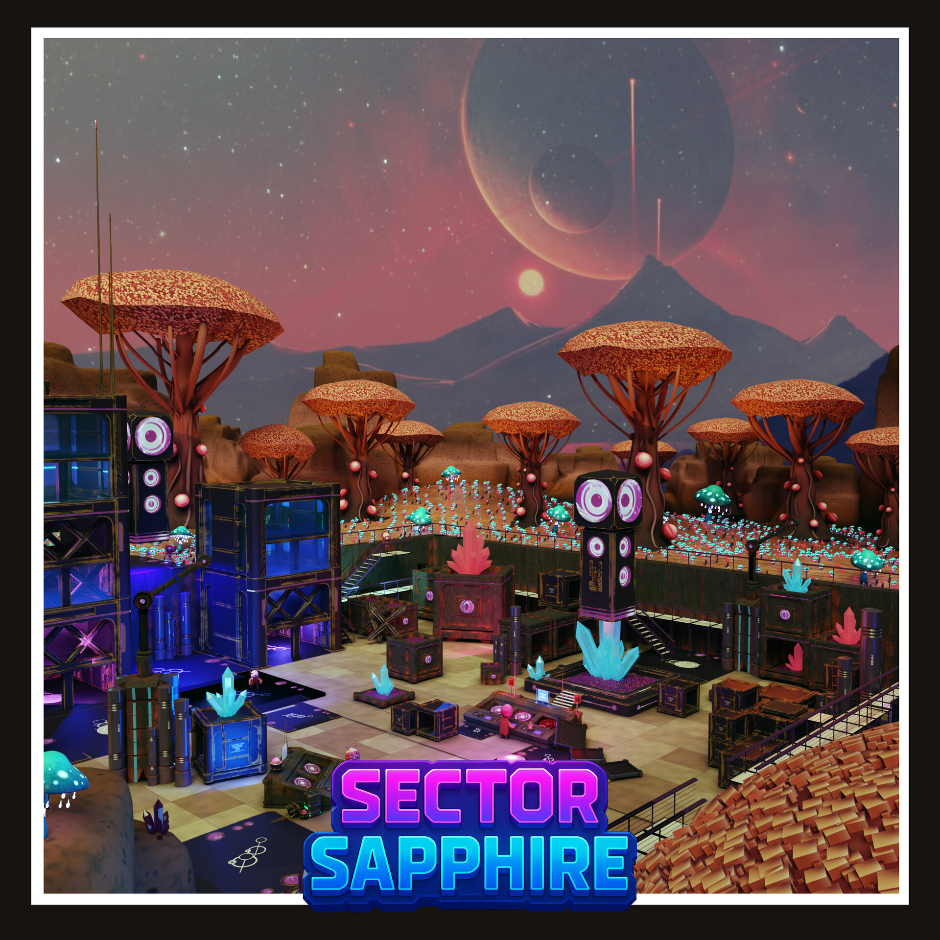 ArtStation - Environment from Sector Sapphire