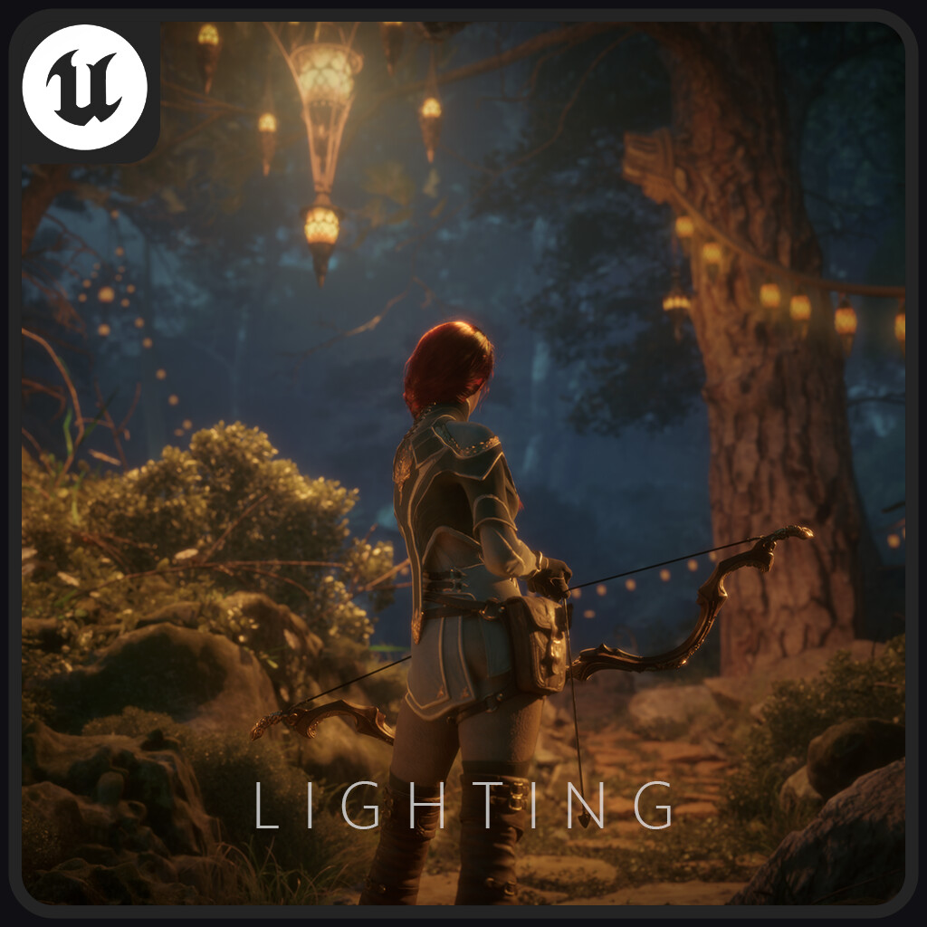 ArtStation - Elves Village - Lighting