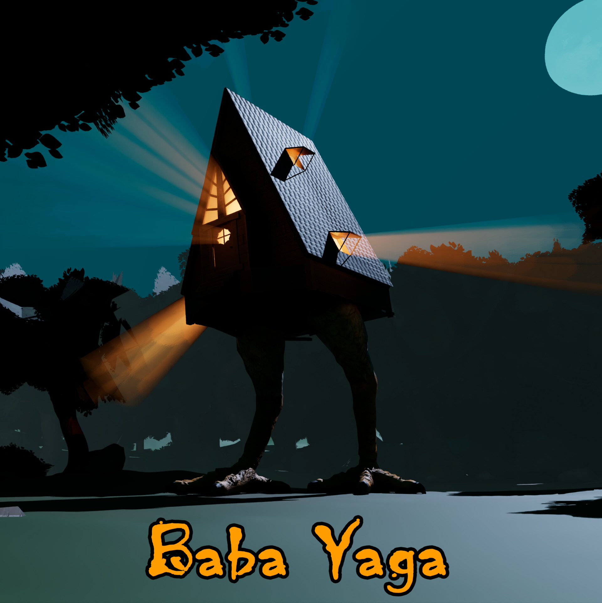 ArtStation - Baba Yaga's House