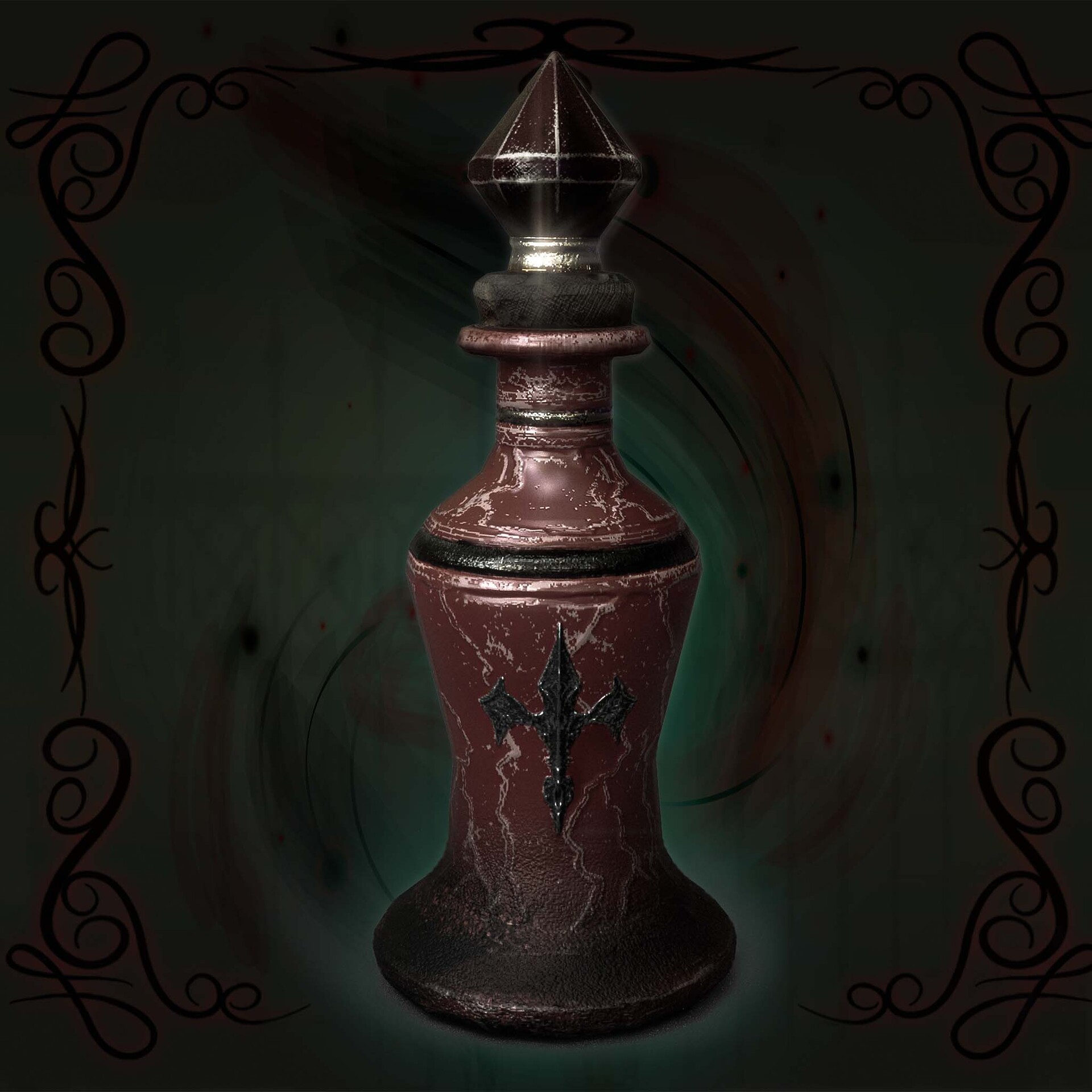 ArtStation - Red Bottle