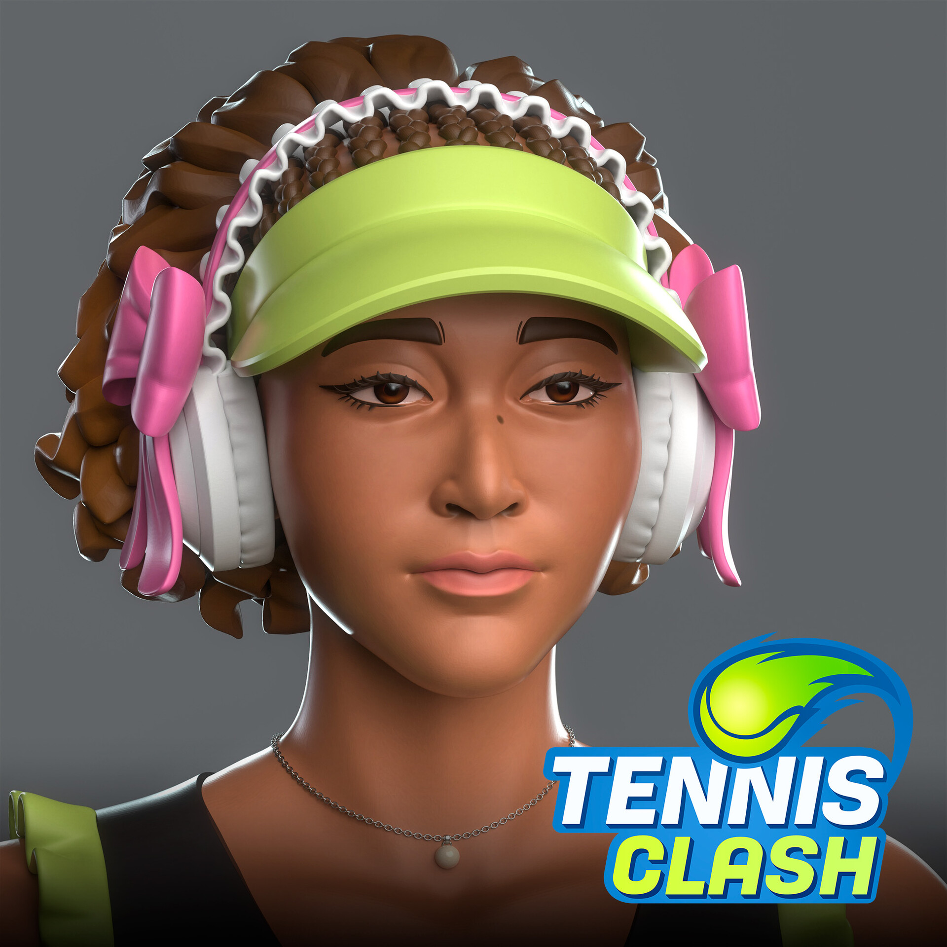 ArtStation - Naomi Osaka - Tennis Clash