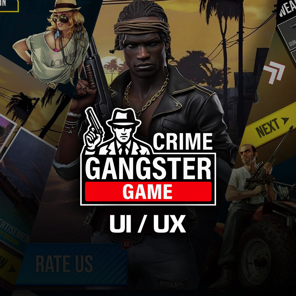 ArtStation - Gangster Game UI/UX Game Interface