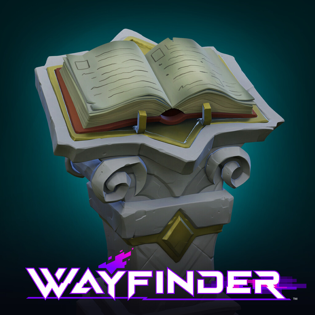 ArtStation - Wayfinder - Book Stand