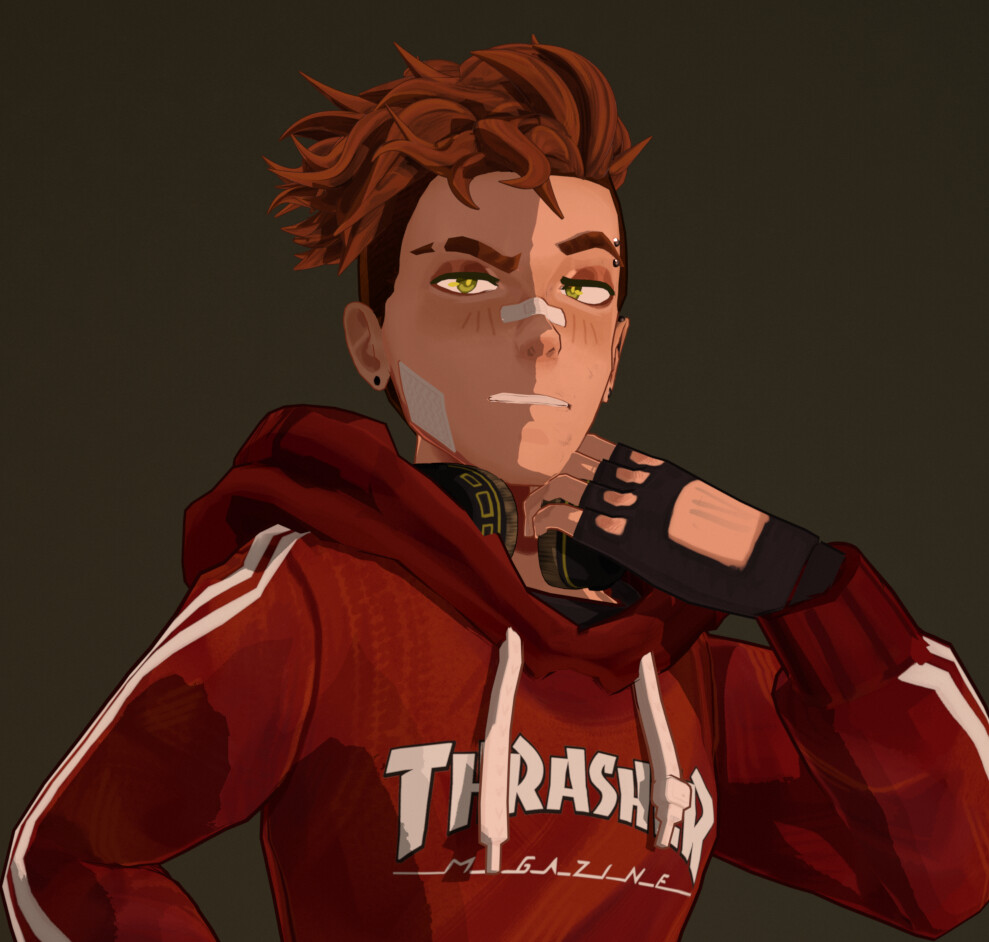 ArtStation - 2D-to-3D Stylized Character Model
