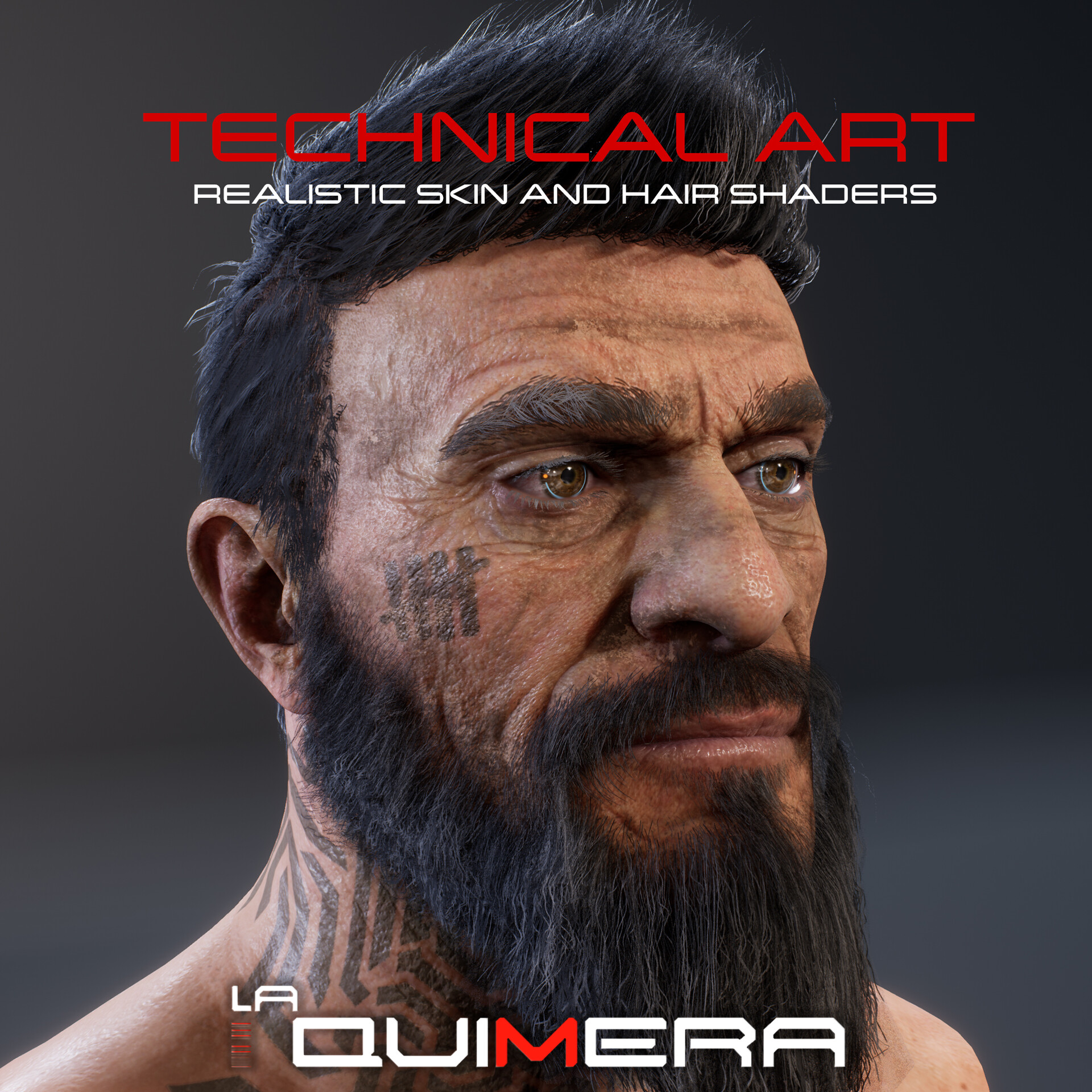 ArtStation - Cinemataic scene characters / Shaders and improve texturing