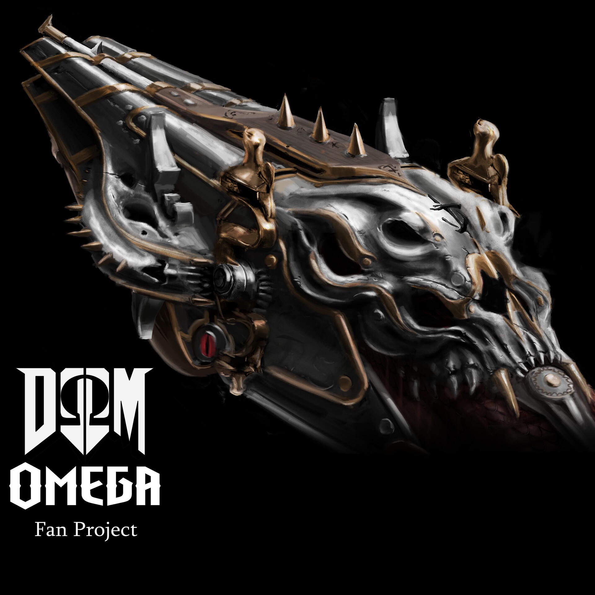 ArtStation - DOOM Omega - Super Shotgun (Fan Project)