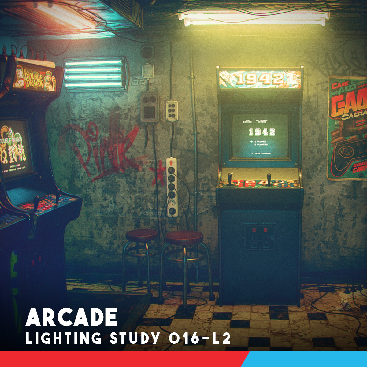 ArtStation - ARCADE - LIGHTING STUDY 016 - L2