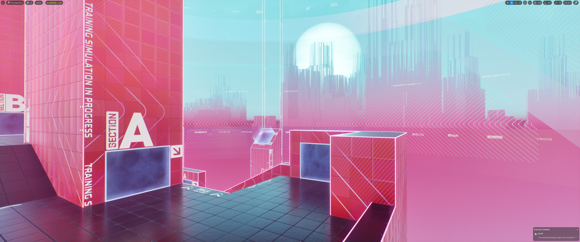 ArtStation - Splitgate 2: "Simulation" UGC Map Kit