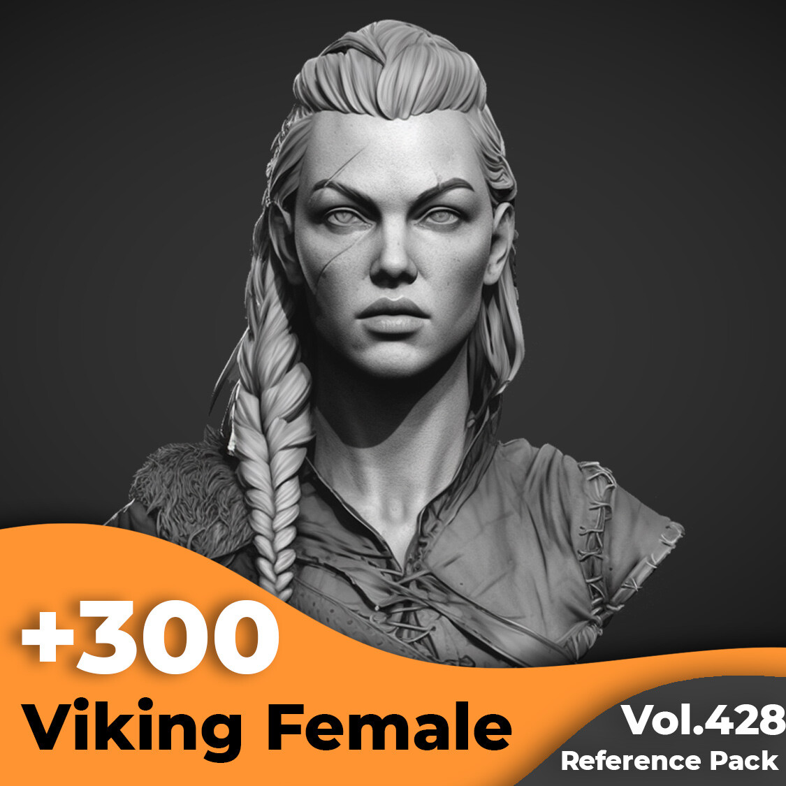 3D Head Sculpt References in 4K - Tika Art - Portfolio