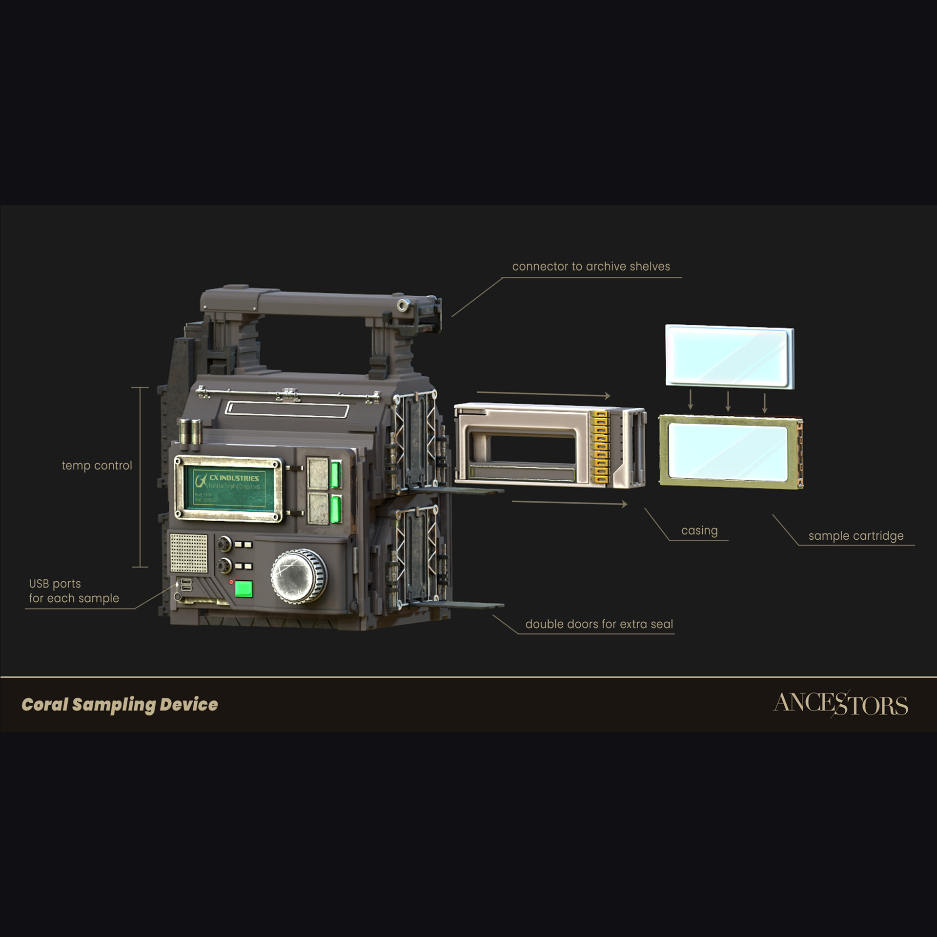ArtStation - Coral Sampling Device Textured