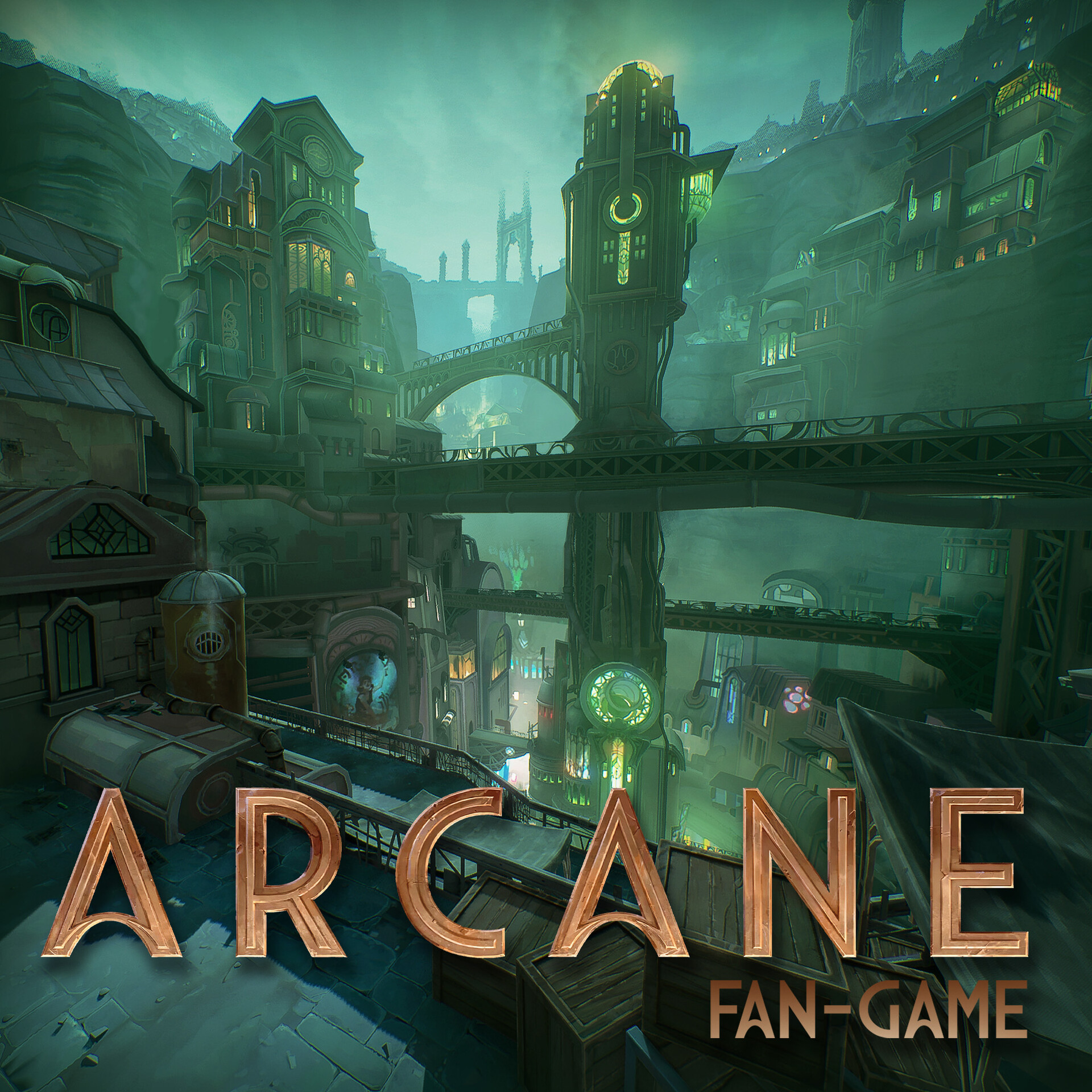ArtStation - Arcane Fan Project - Zaun