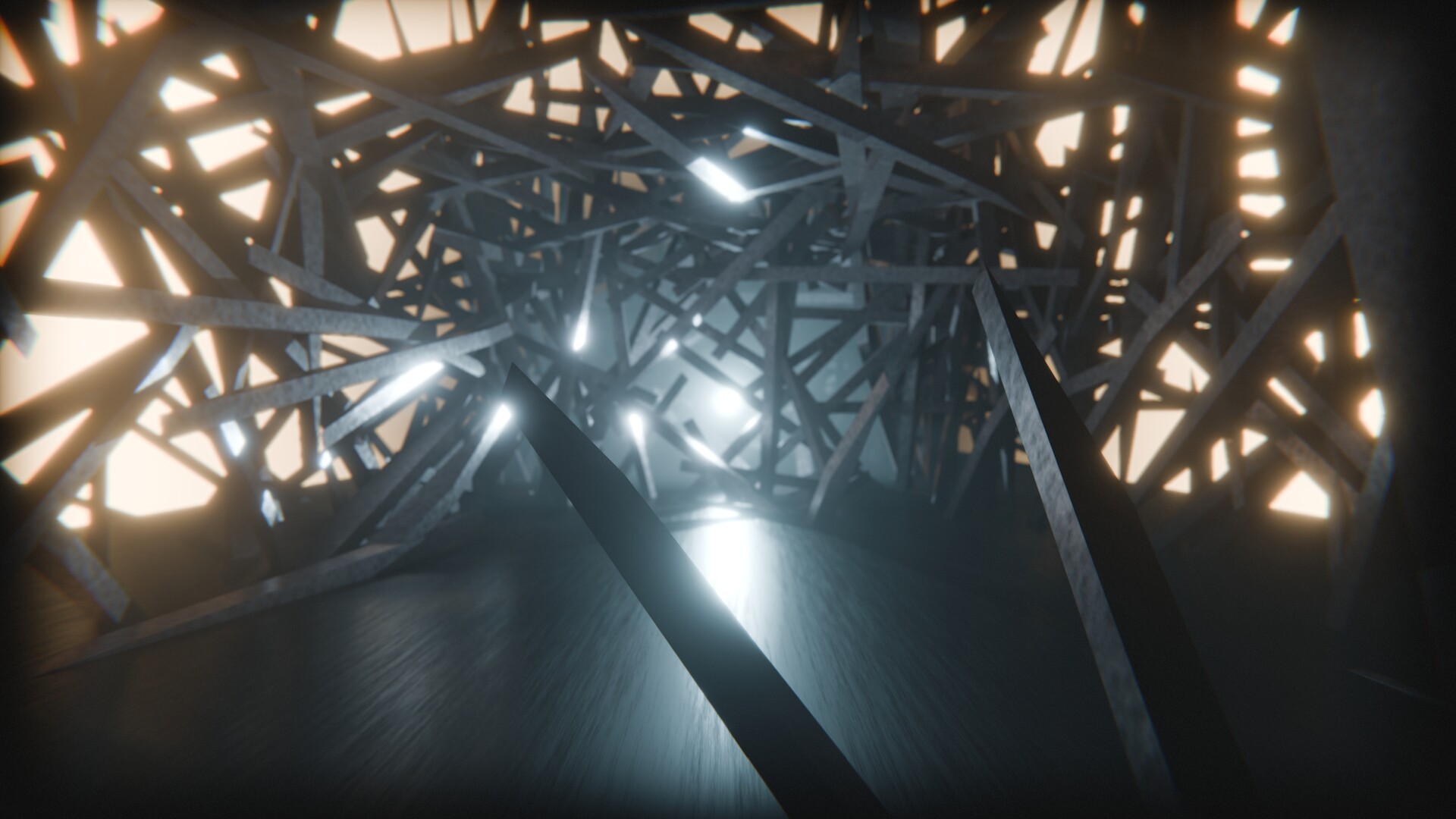 Ben Luke Parsons - Sci-Fi Apocalyptic Shards-Blender Practise