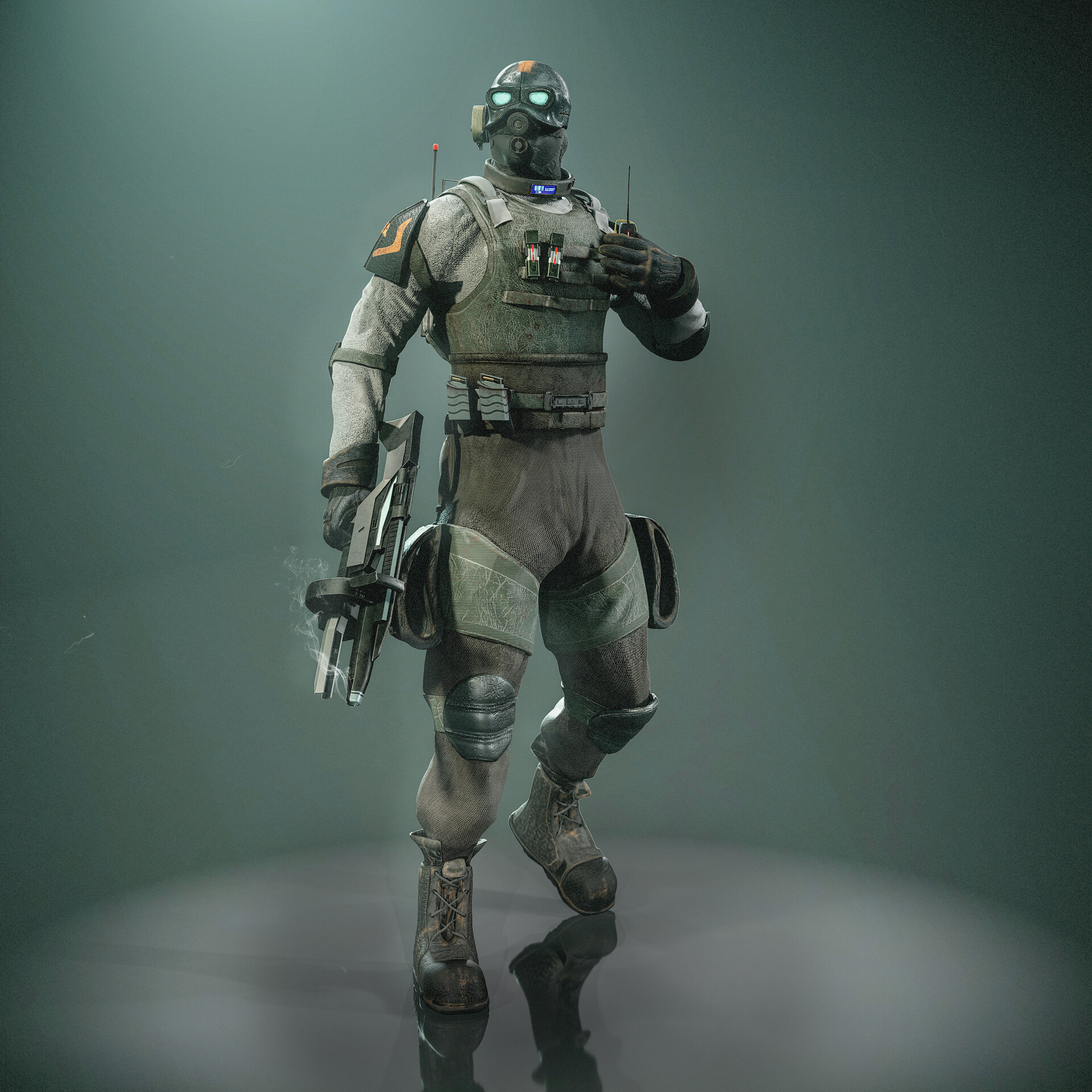 ArtStation - Half-Life Combine Soldier (my variation) production of a ...