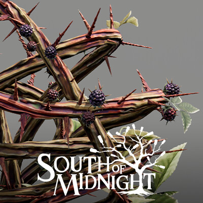 ArtStation - South of Midnight - Spiky Brambles