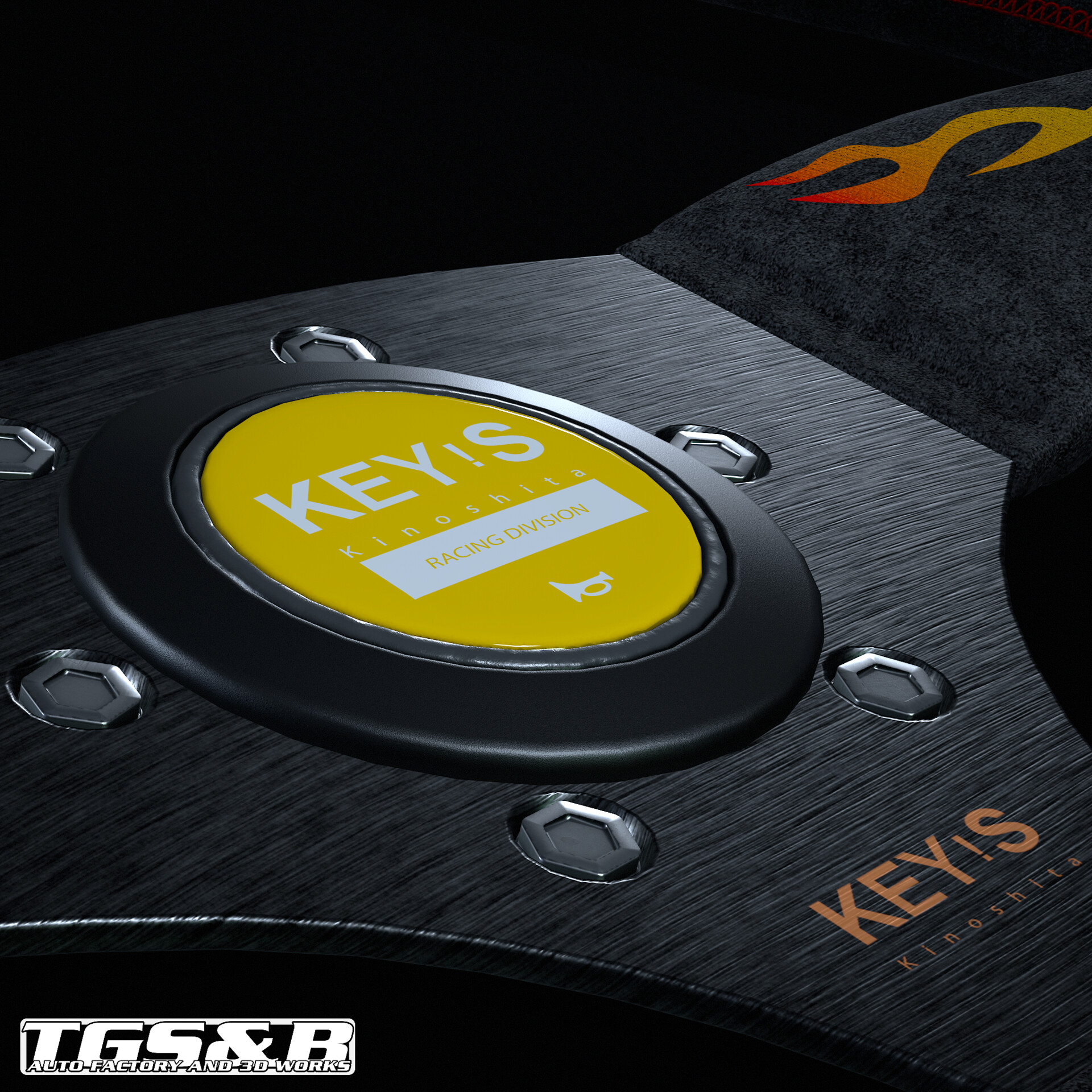 ArtStation - Keys Racing Fossa Magna steering wheel フォッサマグナ