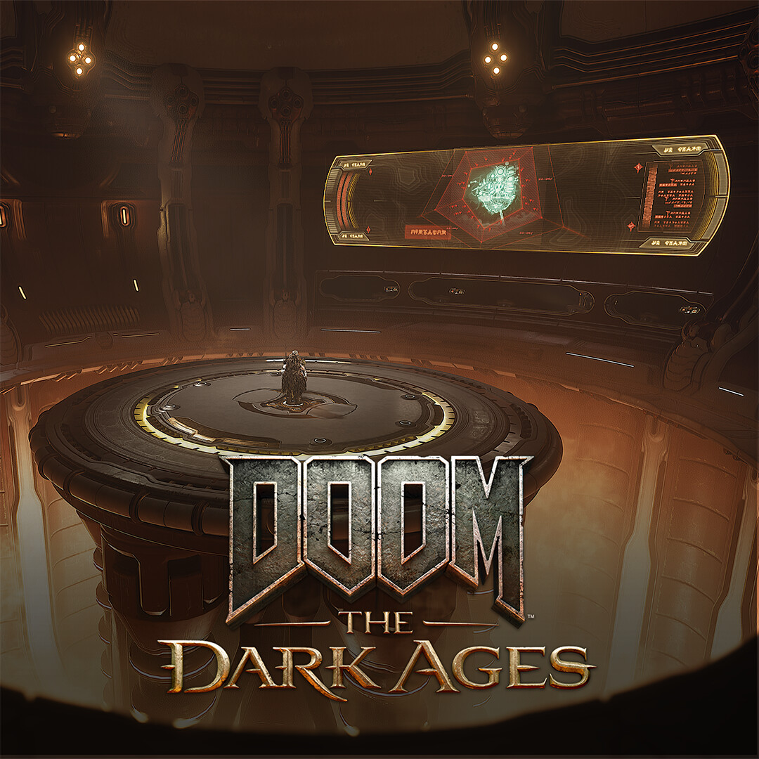 ArtStation - DOOM: the Dark Ages - Maykr Cell (Cinematic Environment)