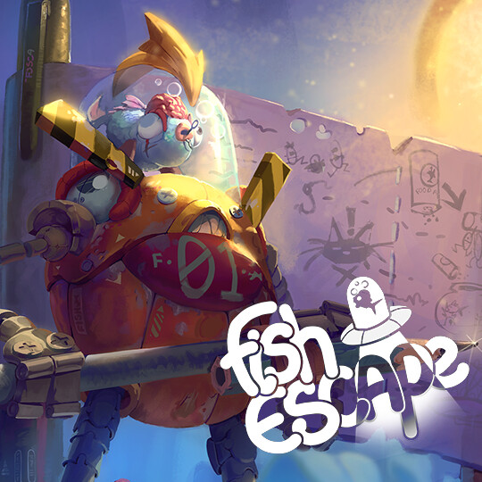 ArtStation - Fish escape