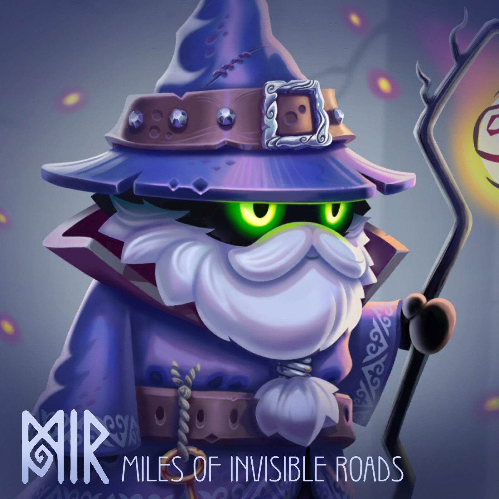ArtStation - Miles of Invisible Roads: The Wizard Benjamin