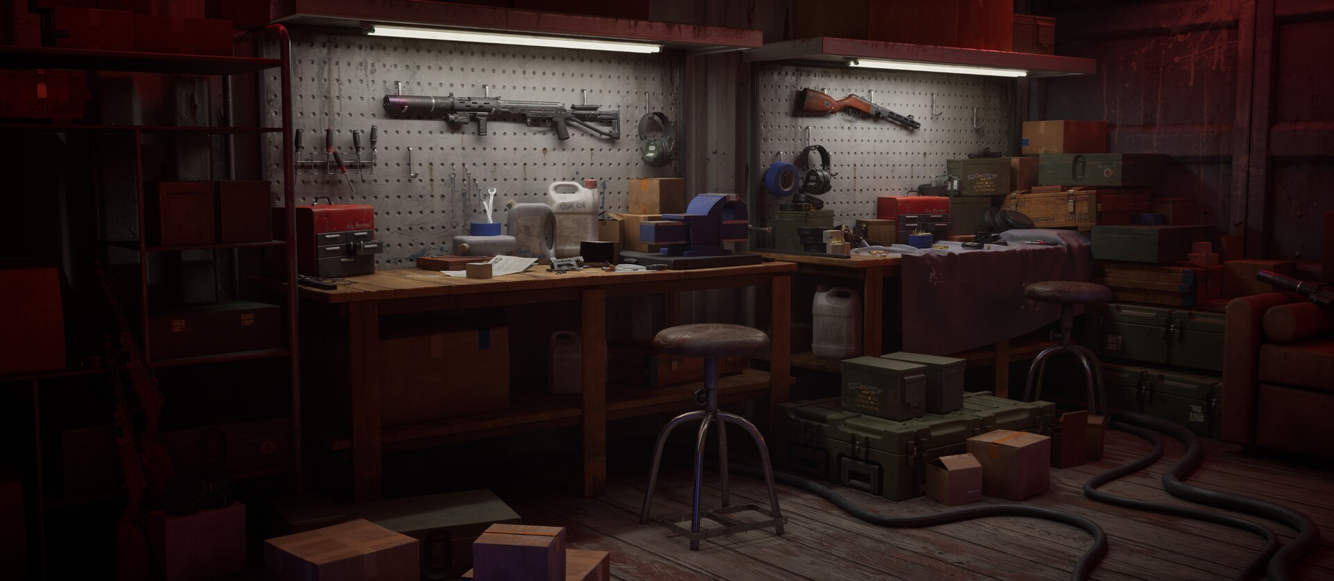 ArtStation - Rebel Dockyard Base - Game Ready Environment