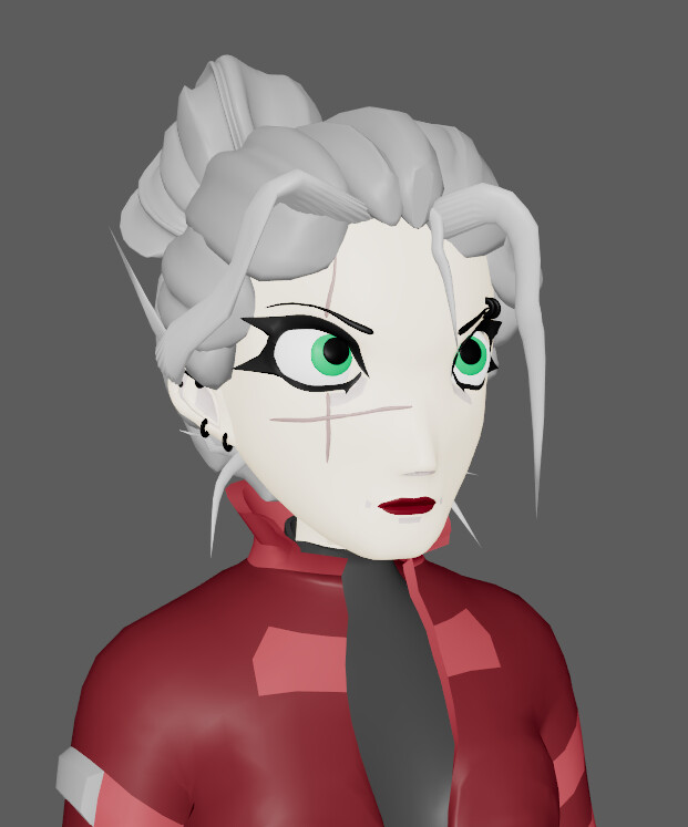 ArtStation - First 3D Character : My OC Rox