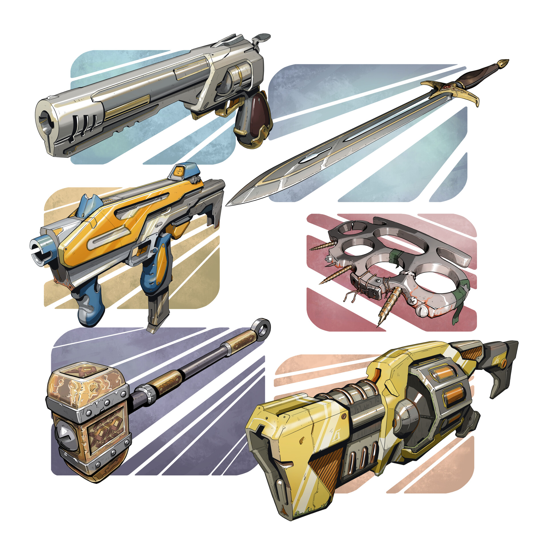 ArtStation - Package of weapons