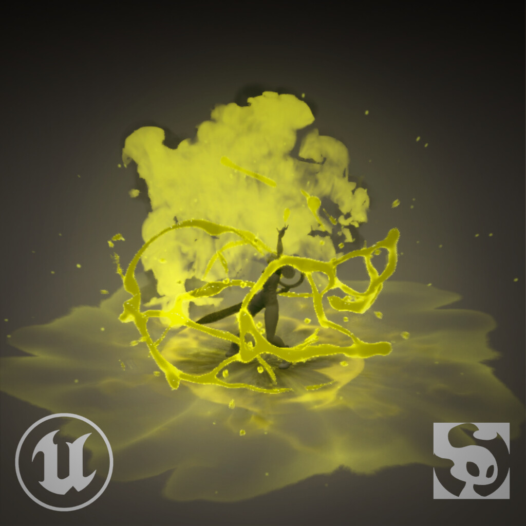 ArtStation - Splash VFX Ink & Toxic Variation