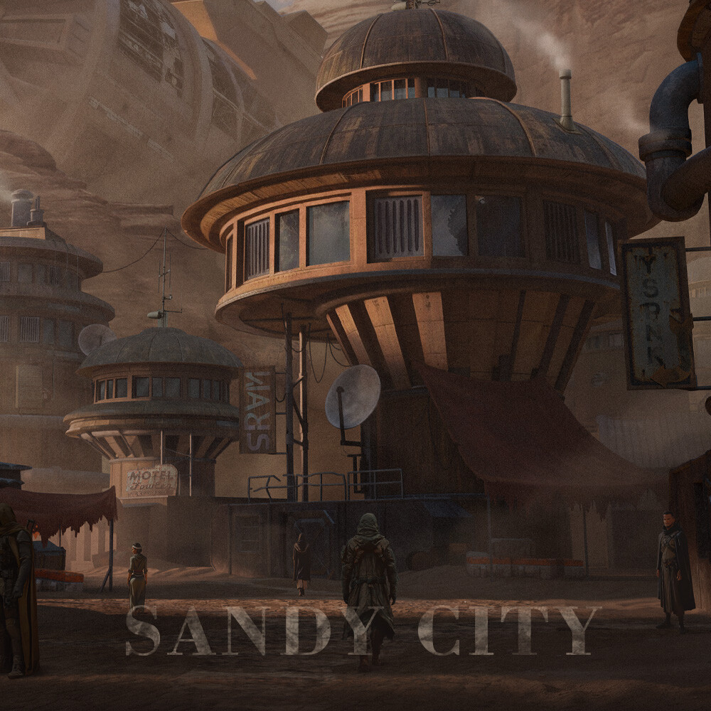 ArtStation - Sandy City