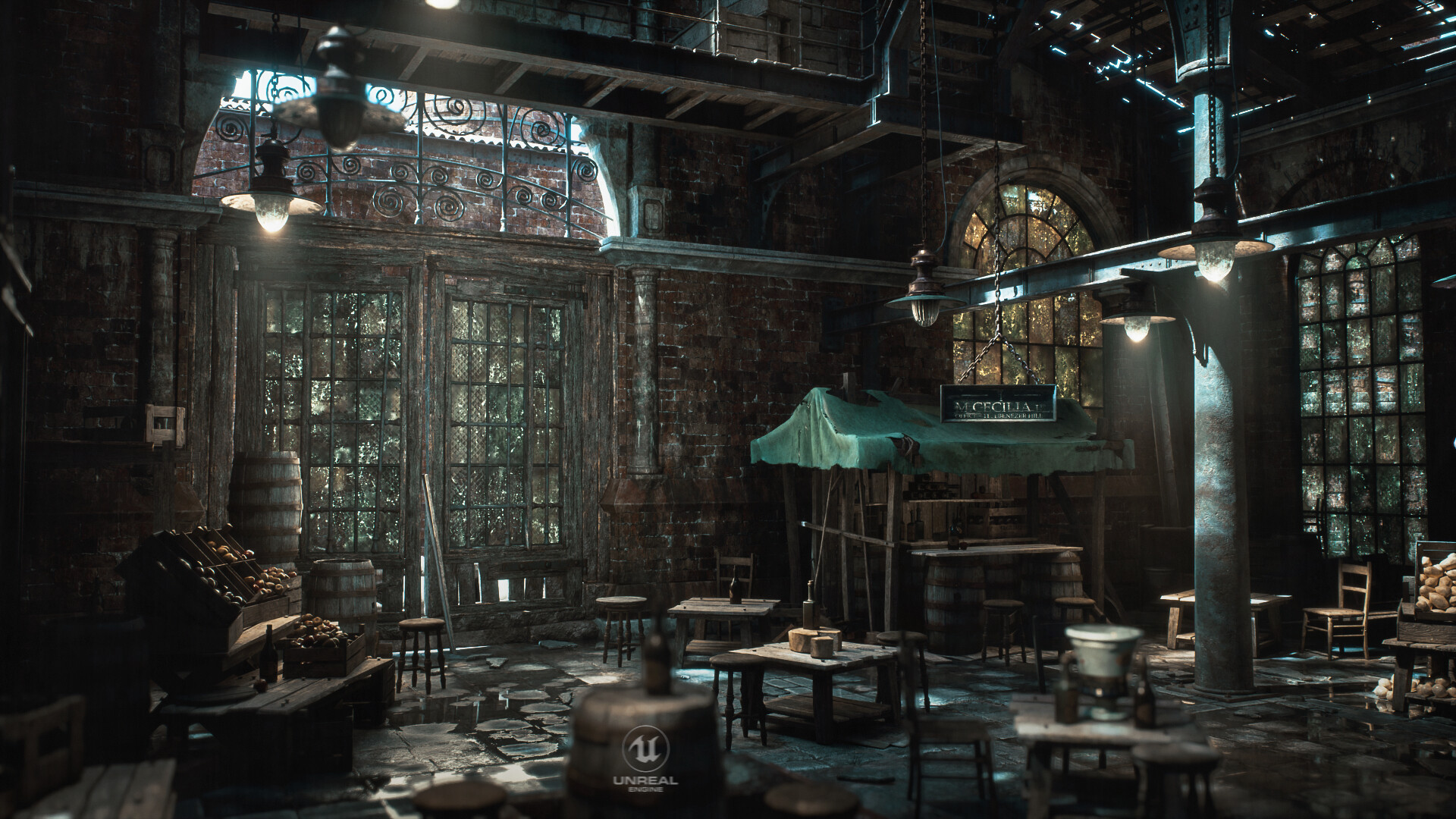ArtStation - Victorian Factory Market