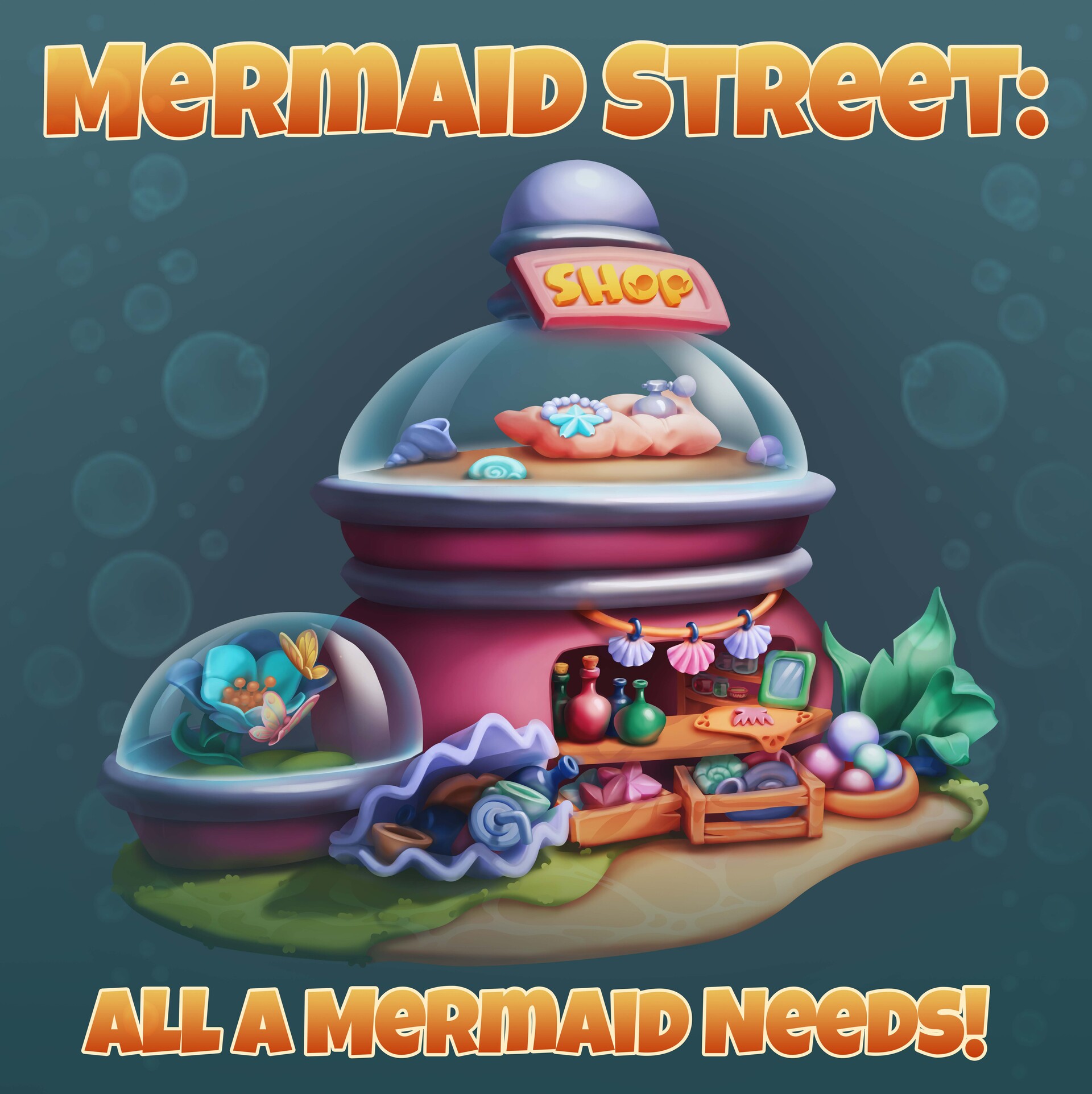 ArtStation - Mermaid Street: All a Mermaid Needs!