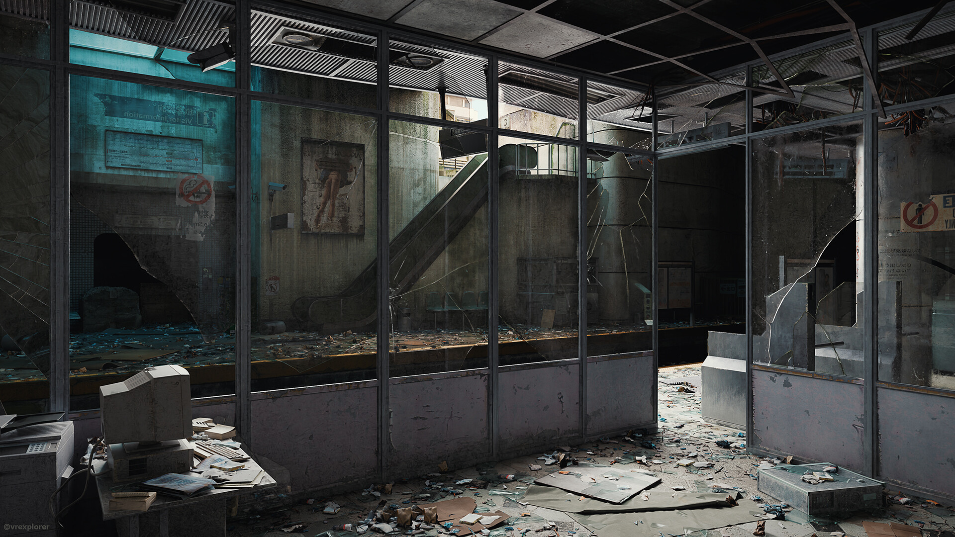 ArtStation - Abandoned Subway