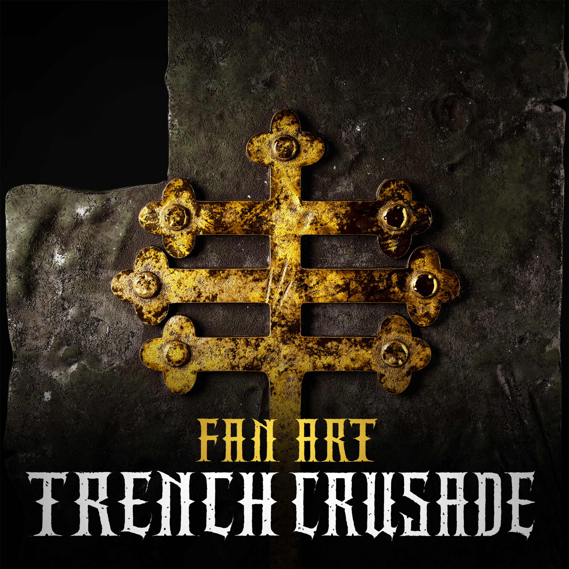 ArtStation - Trench Crusade - Shield Fan Art