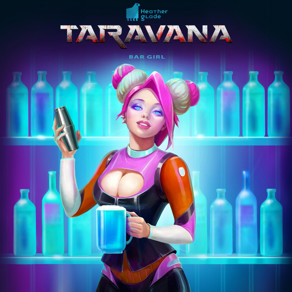 ArtStation - Bar Girl for Taravana
