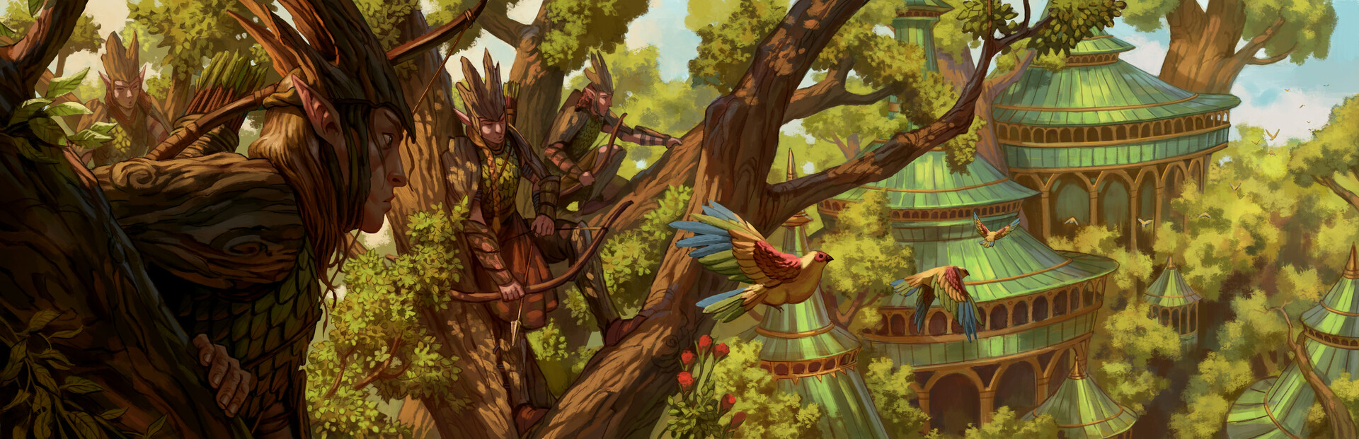 ArtStation - Paizo doubletruck illustrations