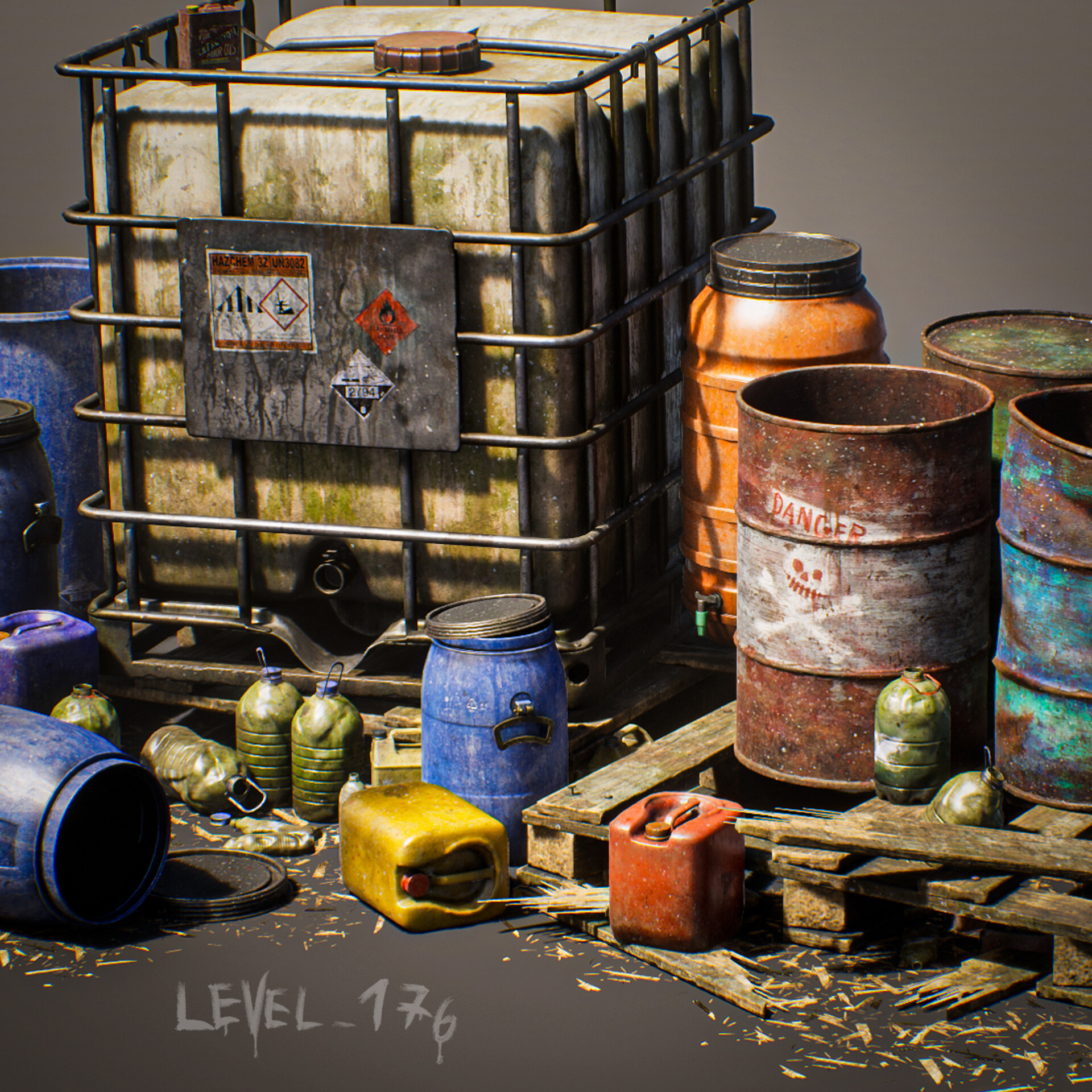 ArtStation - Barrels Kit Level_176