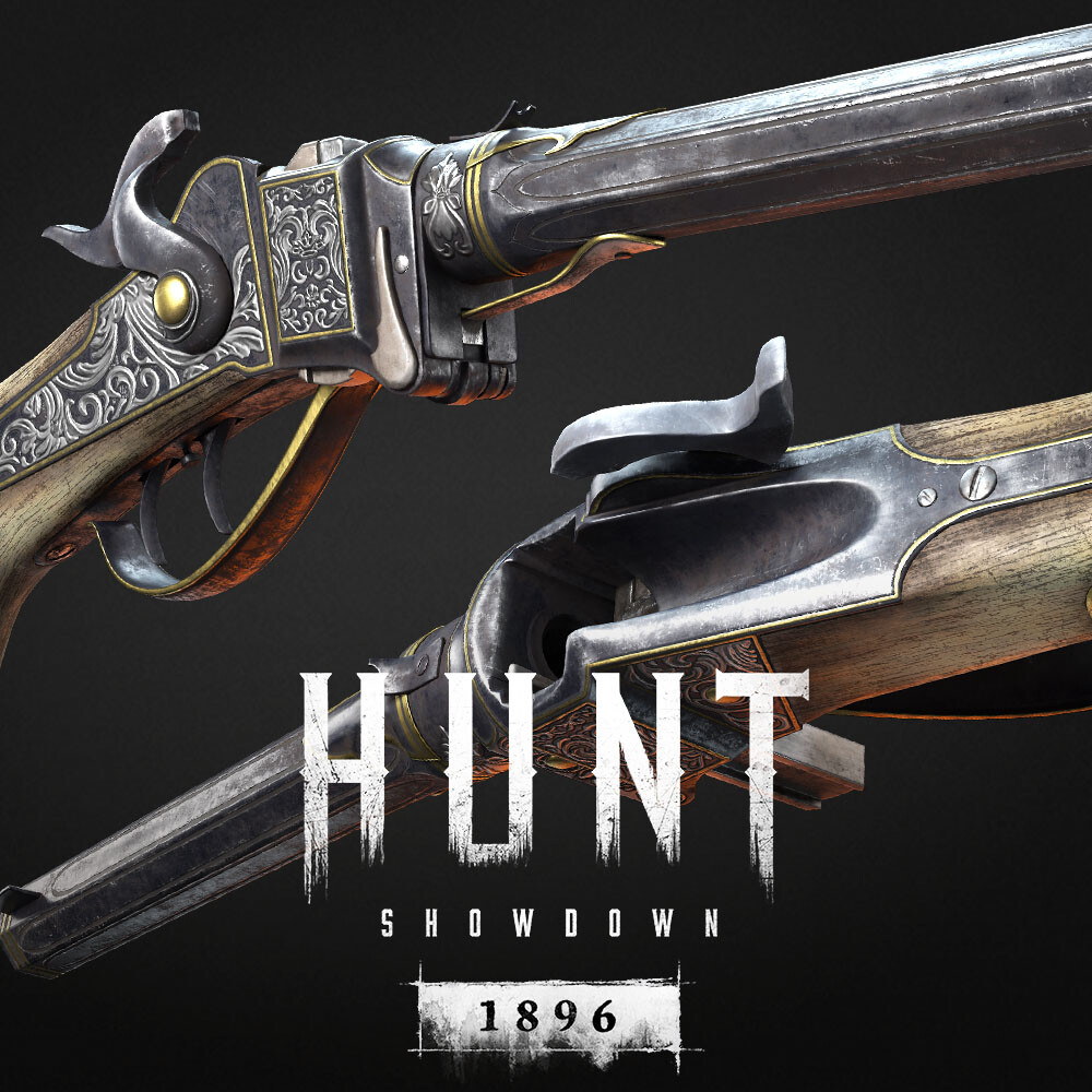 ArtStation - Weapon 3D Models for Hunt: Showdown