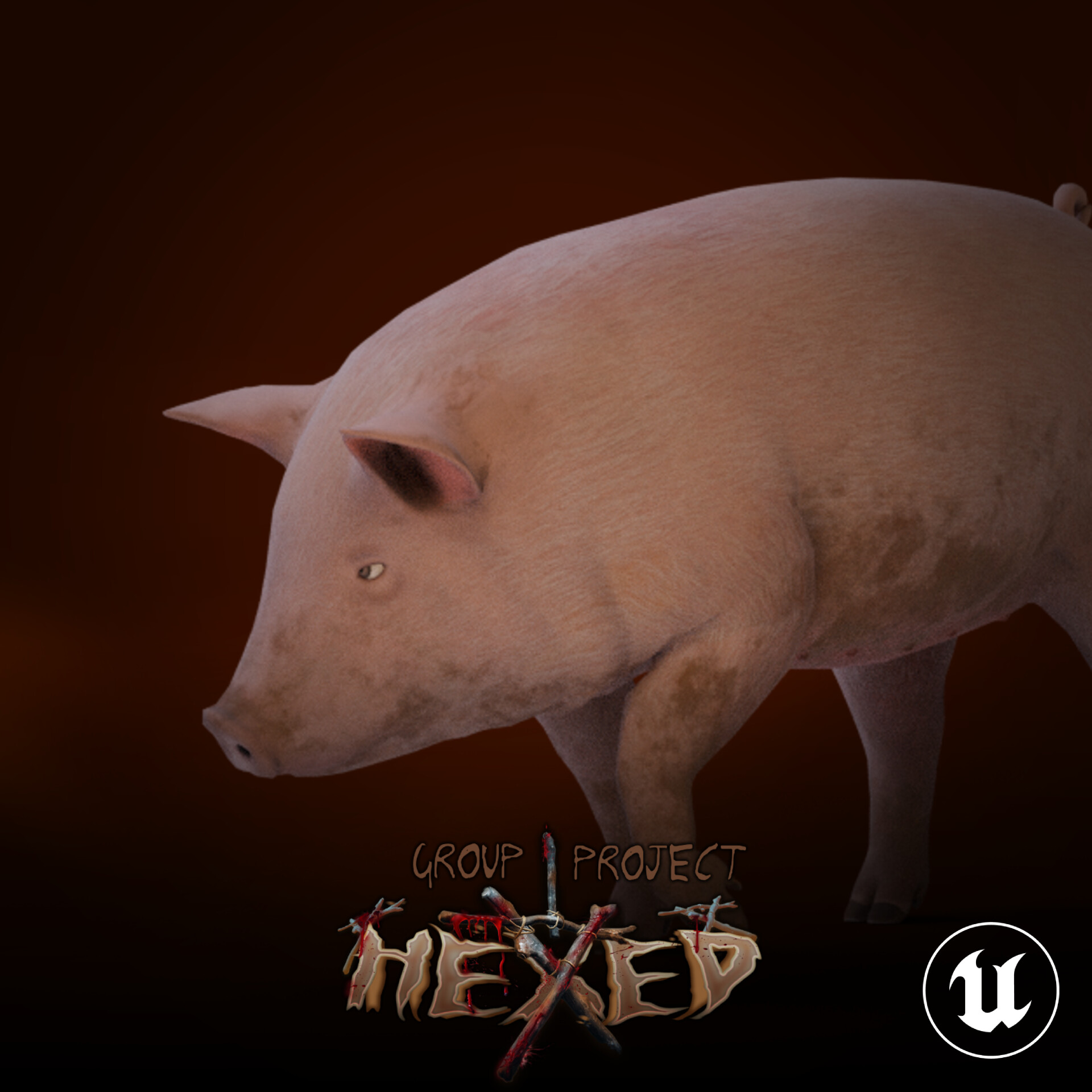 ArtStation - Hexed Pig Creature