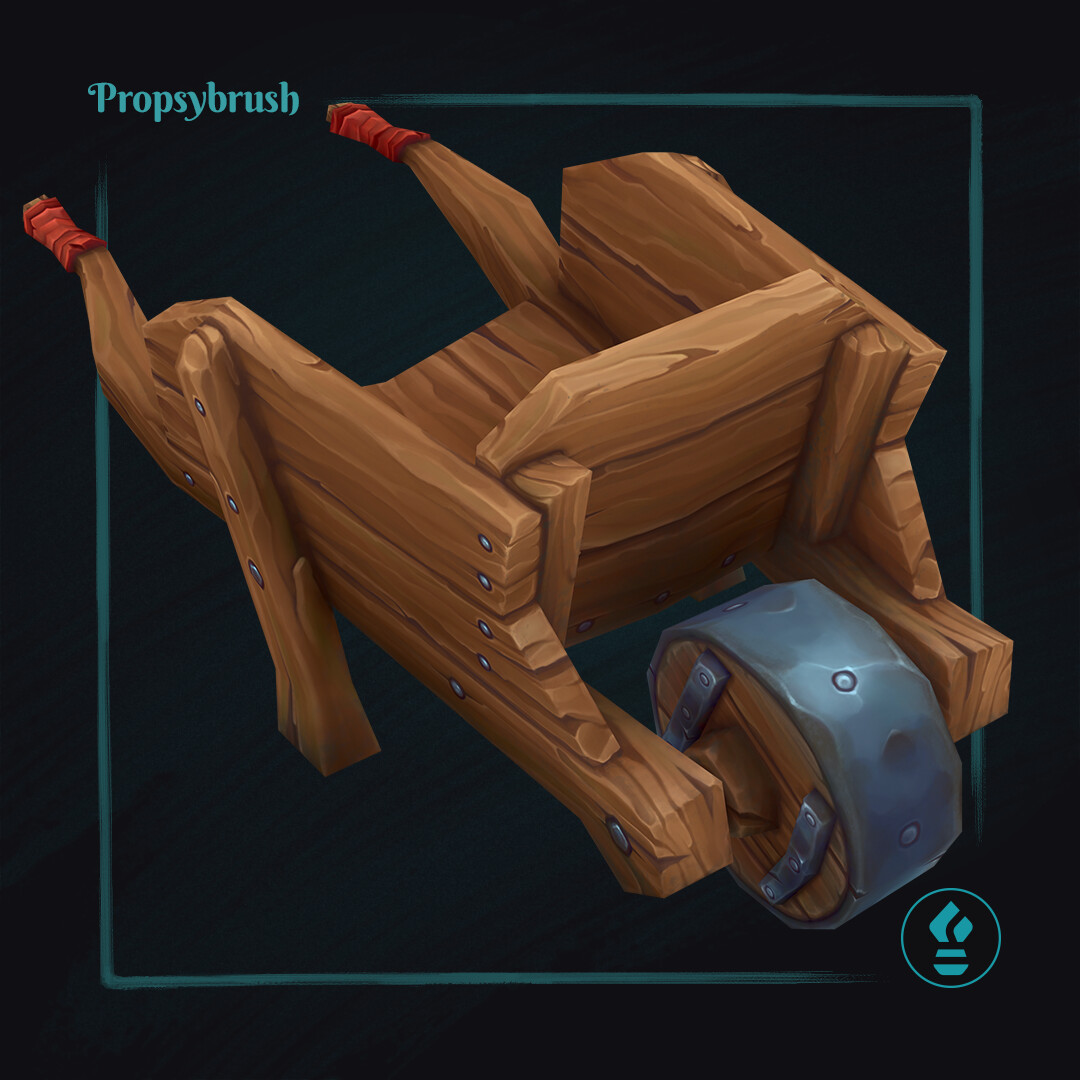 ArtStation - Stylized Wheelbarrow