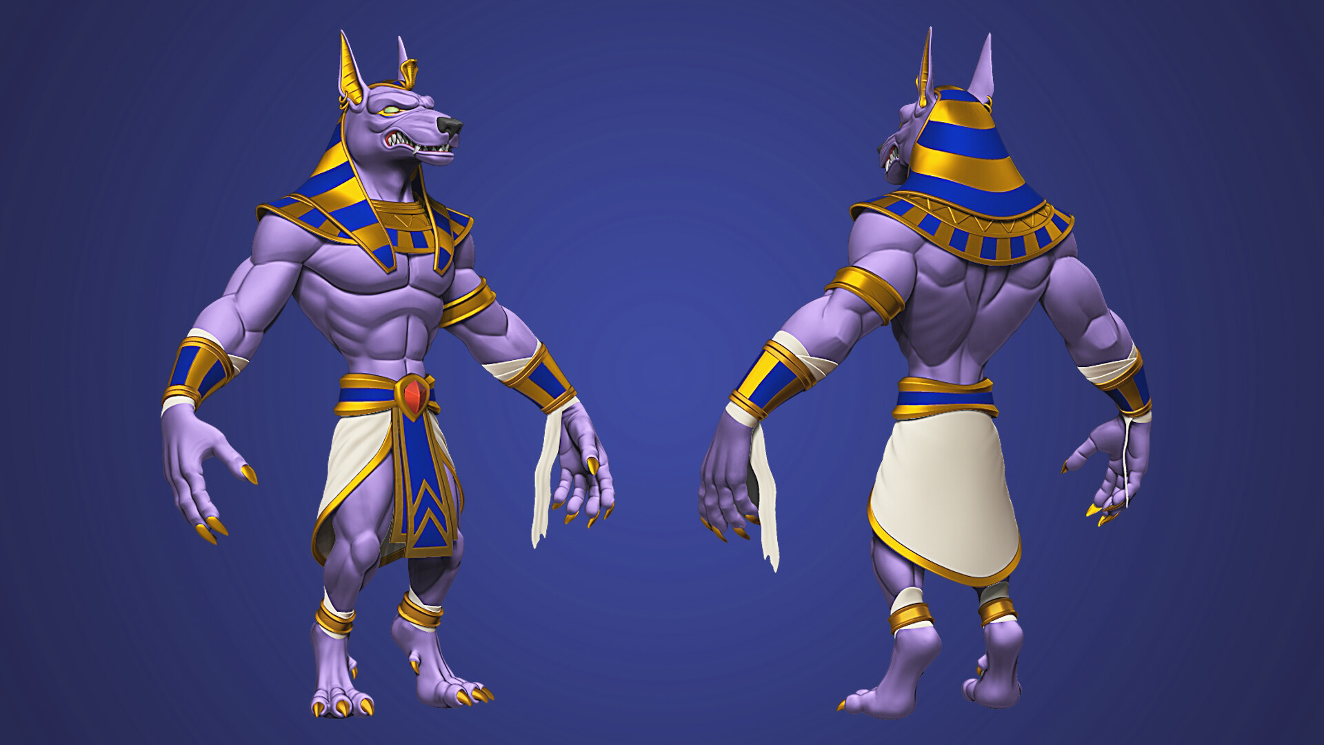 ArtStation - Anubis Stylized