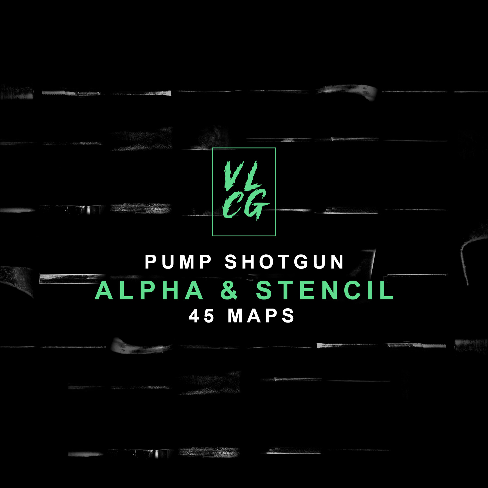 ArtStation - Weapon Alpha & Stencil Substance Painter