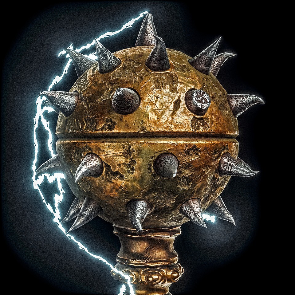 ArtStation - Mace Lightning "Yozhik"