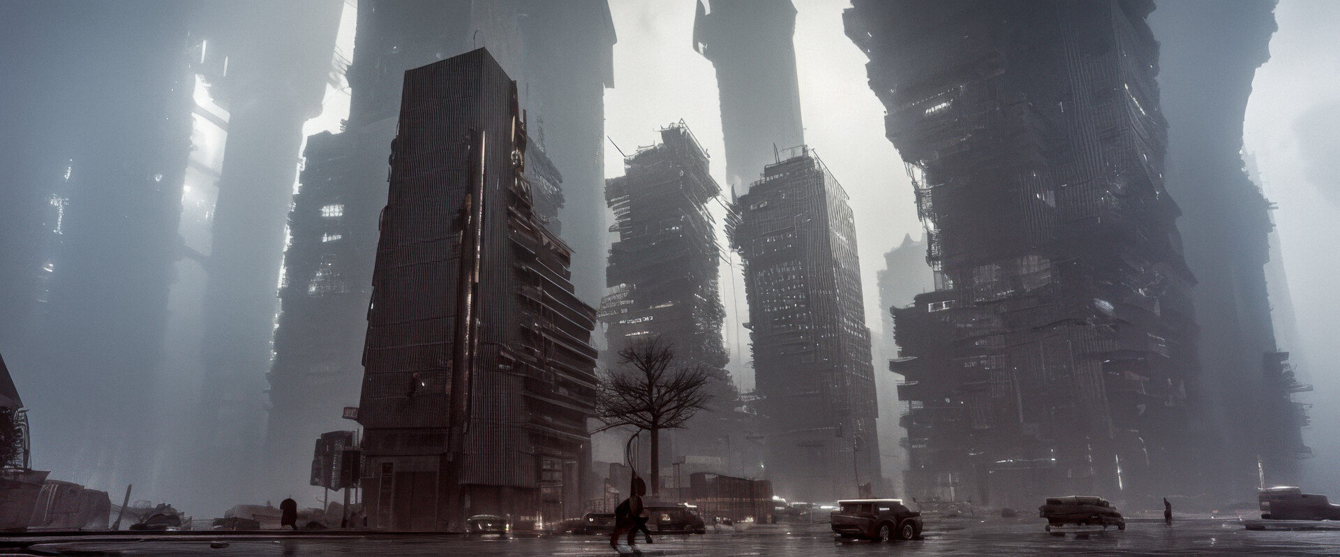 ArtStation - Urban Core - Node Tower Group 7 - Series
